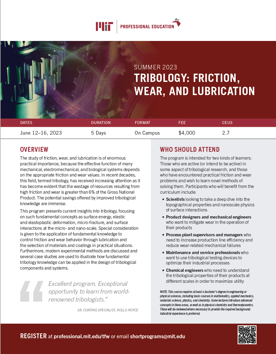 Tribology: Friction, Wear, and Lubrication | Professional Education Tribology: Friction, Wear, and Lubrication | Professional Education